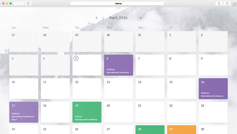 RD Event Calendar